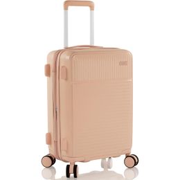 Heys Herren Hartschalen-Trolley &raquo;Pastel, in verschiedenen Farben und Gr&ouml;&szlig;en&laquo; 42 l 4 Rollen Handgep&auml;ck-Koffer TSA Schloss Volumenerweiterung beige B/H/