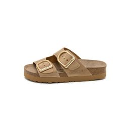 billowy Leder-Pantoletten in Beige - 55% | Gr&ouml;&szlig;e 40 | Damen-pantoletten