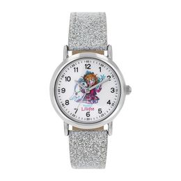 Prinzessin Lillifee Damen Quarzuhr Armbanduhr, Kinderuhr, M&auml;dchen, analog silber Einheitsgr&ouml;&szlig;e