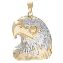 Firetti Damen Kettenanh&auml;nger &raquo;Schmuck Geschenk Gold 375 Halsschmuck Anh&auml;nger Falke&laquo; Gelbgold 375, 2,05 g