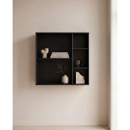 B&uuml;cherregal &raquo;Mistral Kubus 028, Hochwertig H&auml;ngeregal, Wandregal&laquo; 1 Stk. tlg. Wandmontage/Freistehend, B:69 cm, T:27 cm. anpassungsbar Designm&ouml;bel 