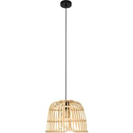Eglo H&auml;ngeleuchte &raquo;GLYNEATH&laquo; E27 1 Stk. H&auml;ngeleuchte in schwarz aus Stahl - exkl. E27 - 40W schwarz &Oslash; 37,5cm H: 110cm, 1 Stk.