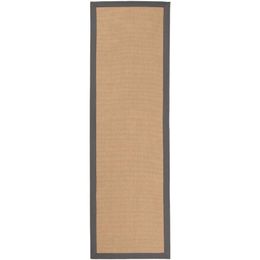 CarpetFine Sisalteppich &raquo;Sisal , auch als L&auml;ufer erh&auml;ltlich&laquo; rechteckig 5 mm H&ouml;he mit farbiger Bord&uuml;re, Anti Rutsch R&uuml;ckseite, viele Gr&ouml;&szlig;en, 