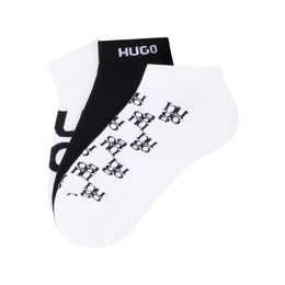 Hugo Underwear Herren HUGO Underwear Sneakersocken 3 Paar tlg. verst&auml;rkte Fersen- und Zehenpartie schwarz-wei&szlig; 39-42