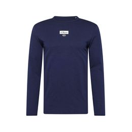 s.Oliver Shirt male size L marine blue / White