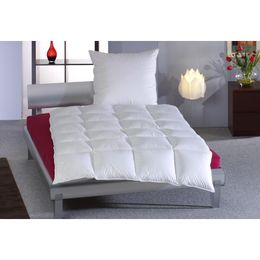 H&auml;ussling Daunenbettdecke + Kopfkissen &raquo;Swiss Royal&laquo; Bettdecken-Set mit Kopfkissen, 135x200 oder 155x220 cm, Sommer, Winter wei&szlig; Bettdecken Bezug: 100% 