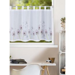 HOMING Panneaux &raquo;Avola&laquo; Schlaufen 1 Stk. tlg. Fertigschal gr&uuml;n Polyester 50cm, Schlaufen, 140cm
