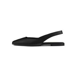 loft37 Leder-Slingballerinas in Schwarz - 52% | Gr&ouml;&szlig;e 39 | Damen-ballerinas