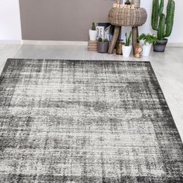 ANDIAMO Teppich &raquo;Campos&laquo; rechteckig 10 mm H&ouml;he Kurzflor, modernes Design, Wohnzimmer grau Polypropylen (PP) B : 67cm 1 Stk., 10mm, L: 140cm