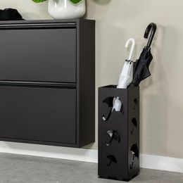 SPINDER DESIGN Schirmst&auml;nder &raquo;STORM&laquo; Regenschirmst&auml;nder aus Stahl schwarz Stahl Einheitsgr&ouml;&szlig;e