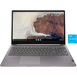 Lenovo Chromebook &raquo;IdeaPad 3 Chrome 15IJL6&laquo; 39,6 cm / 15,6 &prime;&prime; Intel Celeron UHD Graphics grau Mit dem Betriebssystem ChromeOS von Google. Eine moderne L&ouml;sung