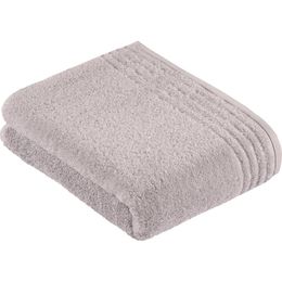Vossen Badetuch &raquo;Vienna Style Supersoft&laquo; Supersoft Baumwolle grau Walkfrottee, Baumwolle B/L: 67cmx140cm, 1 Stk., 1 Badetuch (67x140cm), Walkfrottee
