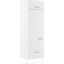 IMPULS K&Uuml;CHEN K&uuml;hlumbauschrank &raquo;"Valencia & Tirana", Breite/H&ouml;he: 60/190,7 cm, mit Soft-Close&laquo; vormontiert, mit zus&auml;tzlichem Auszug und Fach hinter 
