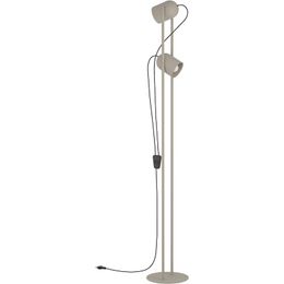 Eglo Stehlampe &raquo;TILSTON Stehlampe - Stahl - E14 - 2X8W - IP20&laquo; E14 1 Stk. Standlampe, 2 schwenkbare Spots, Leselampe, L12,5 x B13 x H142,5 cm 2, H: 