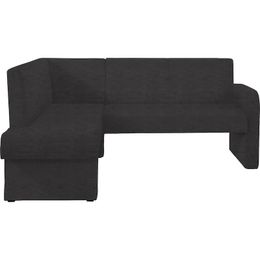 Home Affaire Eckbank &raquo;Umag&laquo; Sitz und R&uuml;cken gepolstert, verschiedene Qualit&auml;ten schwarz Holzwerkstoff, Massivholz, Polyester B/H/T: 190cm x 89cm x 