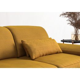 Sit & More sit&more Sofakissen &raquo;Cabana&laquo; wahlweise 2er- oder 3er-Nierenkissen-Set gelb 100% Polyester B/H/T: 65cm x 25cm x 10cm, Breitcord, 2er-Set