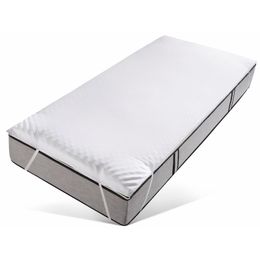 Jekatex Topper &raquo;Microaktiv 2,5 in 90x200 cm und weiteren Gr&ouml;&szlig;en erh&auml;ltlich&laquo; optimal f&uuml;r Matratzen geeignet. wei&szlig; Viscoschaum B/L: 180cm x 200cm (1 Stk.)