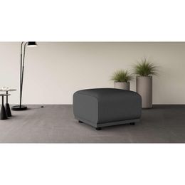 Home Affaire Polsterhocker &raquo;TAMMO&laquo; passend zur Serie, auch in Cord und Boucl&eacute; grau 100% Polyester B/H/T: 70cm x 45cm x 70cm, Struktur, kleiner Hocker