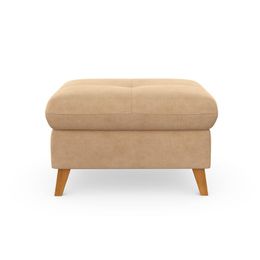 Sit & More sit&more Stauraumhocker &raquo;G&ouml;teborg&laquo; mit Federkern braun B/H/T: 76cm x 47cm x 63cm, Luxus-Microfaser ALTARA NUBUCK
