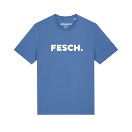 Watapparel T-Shirt ' Fesch ' Herren Gr&ouml;&szlig;e M hellblau / wei&szlig;