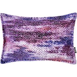 done. Dekokissen &raquo;Glam Colour&laquo; Rei&szlig;verschluss, Ohne F&uuml;llung, meliert lila Polyester B/L: 40cm x 60cm, 1 Stk.