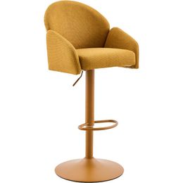 Hela Barhocker &raquo;HOLLY&laquo; Set, 2 Stk. tlg. 360&deg; drehbar, H&ouml;henverstellbar, Armlehnen, Gestell angepasst an Bezug 100% Polyester B/H/T: 51,5cm x 96cm x 