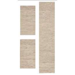 Theko Bettumrandung &raquo;Taza Royal&laquo; H&ouml;he 24 mm 3 Stk. tlg. L&auml;ufer-Set, echter Berber aus Marokko, reine Schurwolle, handgekn&uuml;pft beige Obermaterial: 100%