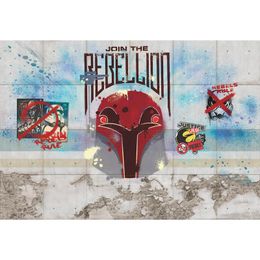 Komar Fototapete &raquo;STAR WARS Rebels Wall - Gr&ouml;&szlig;e 368 x 254 cm&laquo; bedruckt glatt Kinderzimmer bunt Papier B/L: 368m x 254m, Rollen: 8