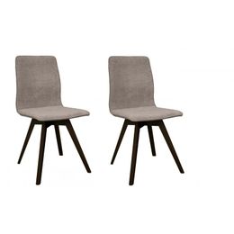 OTTO home Esszimmerstuhl &raquo;Rania&laquo; (Set) 2 Stk.Massivholzgestell, mit Keder braun Holzwerkstoff, Massivholz B/H/T: 45cm x 91cm x 55cm, 2 Stk., 