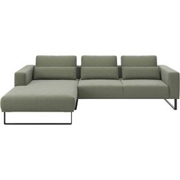Musterring Ecksofa &raquo;JUSTB! PM100, stilvoller Lounge-Komfort von &laquo; Kollektion Bettina Zimmermann, optionaler Sitzvorzug & Fu&szlig;-Auswahl gr&uuml;n 85% Polyester, 15% 