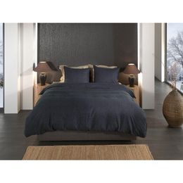 Bettw&auml;sche &raquo;Franela&laquo; 2 Stk. Uni Design, hochwertiges Flanell, Bettw&auml;sche ab 135x200 cm blau Flanell, Obermaterial: 100% Baumwolle B/L: 155cm x 220cm, 