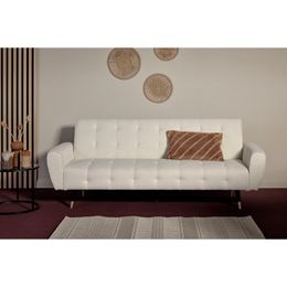Jahnke 3-Sitzer &raquo;CHILLAX DREAM&laquo; mit Schlaffunktion, Seitentasche, Breite 213 cm wei&szlig; B/H/T: 213cm x 83cm x 83cm, ohne Hocker
