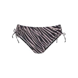 Lascana Bikini-Hose in Schwarz/ Grau - 53% | Gr&ouml;&szlig;e 38 | Damen-bademode