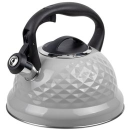 RESTO Kitchenware Wasserkessel &raquo;Almaaz, im Geschenkkarton&laquo; 2 Stk. tlg. Edelstahl 18/10 grau 2,7 l + &Oslash; 21cm + H&ouml;he 20cm