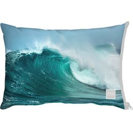 Apelt Dekokissen &raquo;3910&laquo; blau Obermaterial: 100% Polyacryl. F&uuml;llung: 100% Polyester B/L: 35cm x 50cm, 1 Stk.