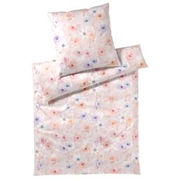 Elegante Bettw&auml;sche &raquo;Pastel&laquo; 2 Stk. angenehmes Hautgef&uuml;hl rosa Mako-Batist, Obermaterial: 100% Baumwolle B/L: 135cm x 200cm, 1 Stk., 1 Stk., Mako-Batist, B/L: 