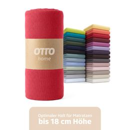OTTO home Spannbettlaken &raquo;PHYSALIS in BASIC und PREMIUM Qualit&auml;t, 100% Baumwolle&laquo; f&uuml;r Matratzen bis 18 cm H&ouml;he, Bettlaken, Spannbetttuch, pflegeleicht