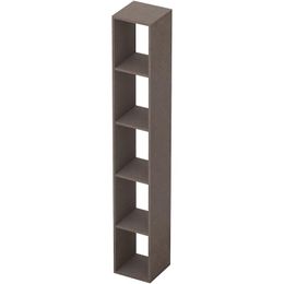 Home Affaire Standregal &raquo;Infinity H&ouml;he 186 cm, Breite 28 cm, B&uuml;cherregal,&laquo; Deko Regal, B&uuml;roregal, 5 Regalf&auml;cher, verschiedene Farben braun 