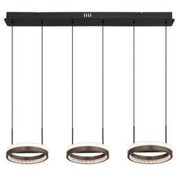 Globo LIGHTING H&auml;ngeleuchte &raquo;DELLA&laquo; LED-Modul 1 Stk. warmwei&szlig; - kaltwei&szlig; H&auml;ngelampe Esszimmer-Leuchte Esstischleuchte Wohnzimmer H: 150cm, 1 Stk.