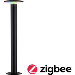 Paulmann LED Pollerleuchte &raquo;Outdoor 230V Poller Plate RGBW IP44&laquo; 1 Stk. Tageslichtwei&szlig; IP44 RGBW grau 1, &Oslash; 15,9cm H: 60cm, 1 Stk.
