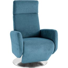 Sit & More sit&more TV-Sessel &raquo;Kobra&laquo; blau Luxus-Microfaser (90% Polyester, 10% Polyamid);Flachgewebe (100% Polyester);Struktur (100% Polyester) Luxus-Microfaser