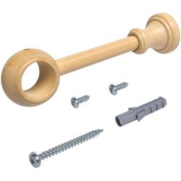 Liedeco Tr&auml;ger &raquo;Th&uuml;ringen&laquo; f&uuml;r Gardinenstangen &Oslash; 28 mm beige L: 16,5cm