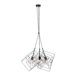 JUST LIGHT Deckenleuchte &raquo;SKELETTON&laquo; E27 1 Stk. ExklusiveE27 schwarz 3, 1 Stk.