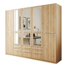 Priess Kleiderschrank &raquo;Schrank Garderobe W&auml;scheschrank Barcelona in 5 Breiten&laquo; viel Stauraum, ger&auml;umige Schubk&auml;sten, mit Spiegel, MADE IN GERMANY 