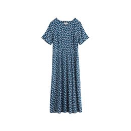 Seasalt Cornwall Kleid 'Tilly' Damen Gr&ouml;&szlig;e 42 petrol / orange / wei&szlig; Sommerkleid