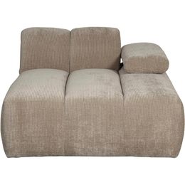 Woood Sofaelement &raquo;Mojo Boucl&eacute;-Bezug mit verstellbarer Armlehne B 124 x D 97 x H 74 cm&laquo; Maximale Verschlei&szlig;festigkeit, Tragkraft 120 kg, montiert 