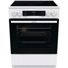 Gorenje Elektro-Standherd &raquo;GEC6C40WD&laquo; Aqua Clean FastPreheat. In k&uuml;rzester Zeit bereit zum Backen wei&szlig; Zwei-fach-Verglasung der T&uuml;r unterst&uuml;tzt eine 