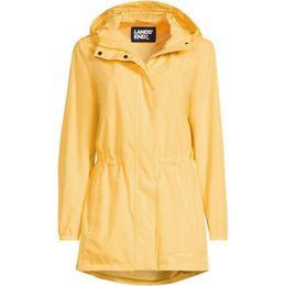 LANDS' END Wasserdichte Regenjacke SQUALL mit Packfach f&uuml;r Damen, Damen, size: regular, Gelb, Polyester, by Lands' End