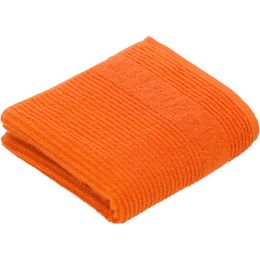 Vossen Handtuch &raquo;Tomorrow&laquo; orange Webfrottier, Baumwolle B/L: 50cmx100cm, 2 Stk., Webfrottier