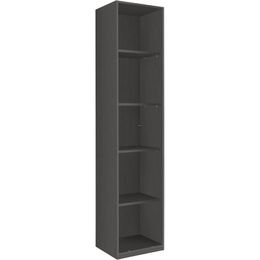 wimex Standregal &raquo;New York&laquo; 208 oder 236cm hoch grau B/H/T: 46cm x 208cm x 38cm, 5 Stk.